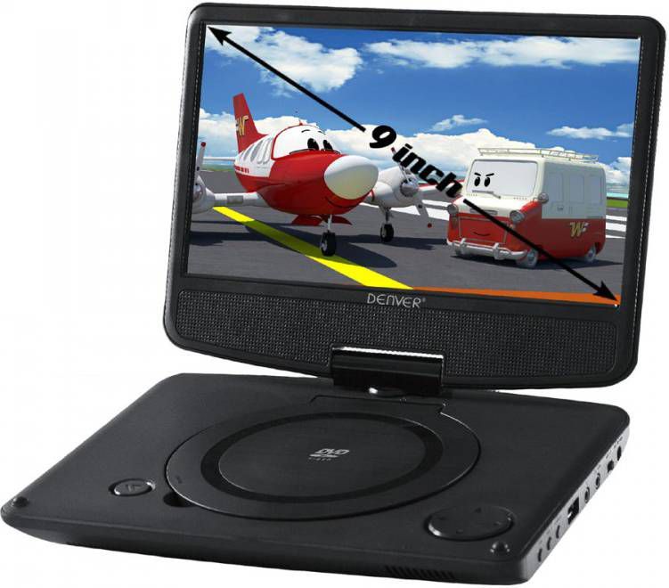 Denver MT 983NB DVD speler 9 inch - Tvs.be