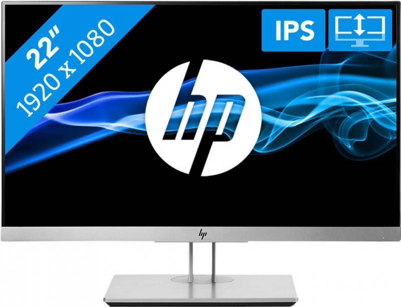 HP EliteDisplay E223 21.5" Full HD IPS Zwart, Zilver computer monitor ...